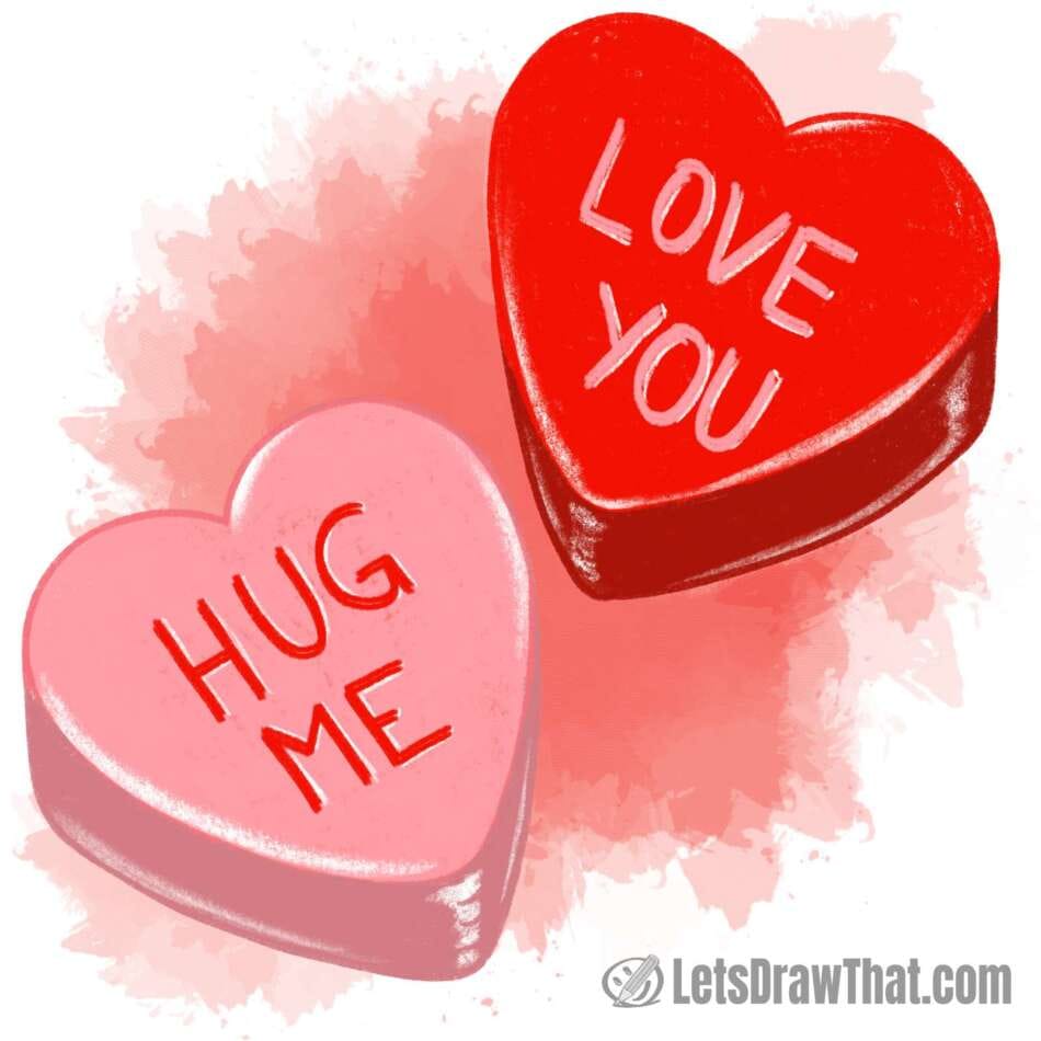 14 Valentine's Day Drawing Ideas for February 14th - Let's Draw That!