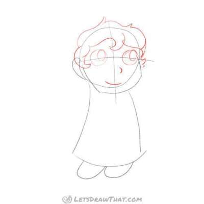 How to Draw an Angel in a Simple Chibi Style