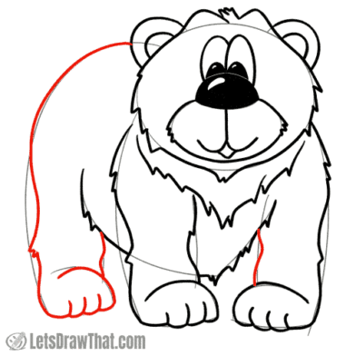 How to Draw a Bear - An Easy and Cute Wild Bear Drawing
