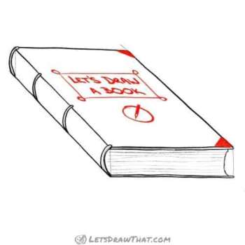 How to Draw a Book in Perspective- Open and Closed
