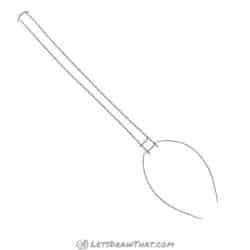 How to Draw a Broom - 2 Different Ways - 4 Really Easy Steps