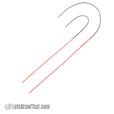 How to Draw a Candy Cane With a Lovely Bow Tie
