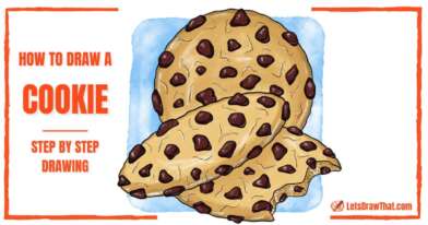 How to Draw a Cookie - 3 Different Ways