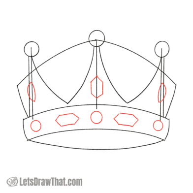 How To Draw a Crown - An Easy Crown Drawing Step-by-Step