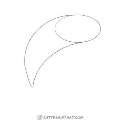 How to Draw a Dolphin - A Simple Step-by-Step Drawing