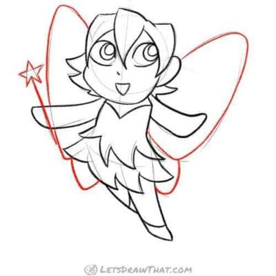 How to Draw a Fairy in a Cute Chibi Style