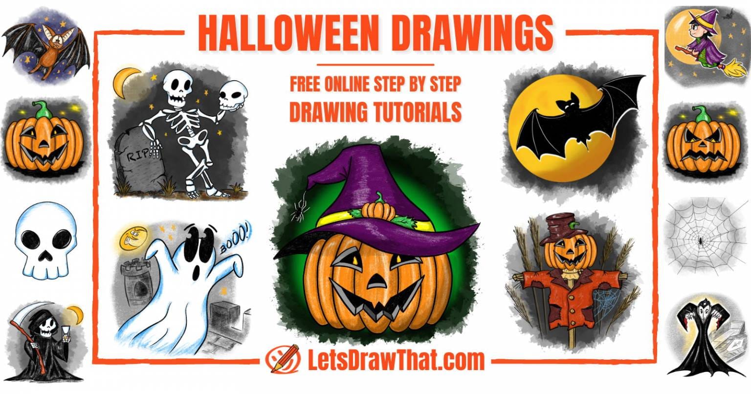 Halloween Drawings - Drawing Ideas for All Hallows' Eve