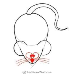 Easy Mouse Drawing (Step by Step)