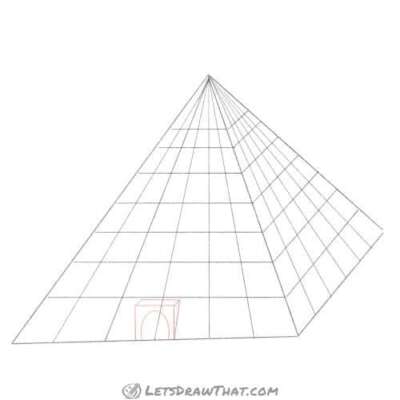 How to Draw a Pyramid With a Stone Pattern in 3D View