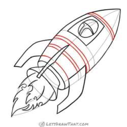 How to Draw a Rocket: An Epic 3D Rocket in a Few Easy Steps