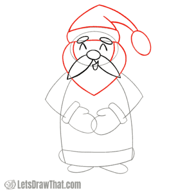 How to Draw Santa: Step by Step Drawing