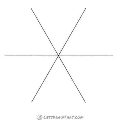 How to Draw a Snowflake - Easy yet Graceful