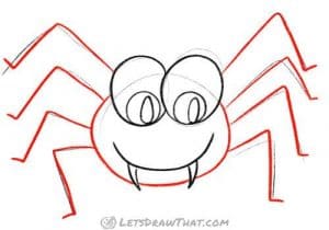 How to Draw a Spider – Simple Cartoon Style