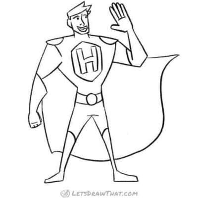 How to Draw a Superhero: Drawing Step by Step