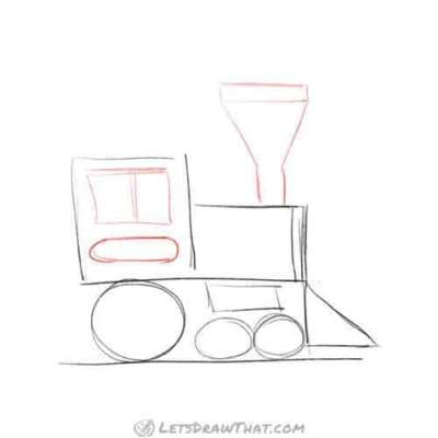 How to Draw a Train: Step by Step From Simple Shapes