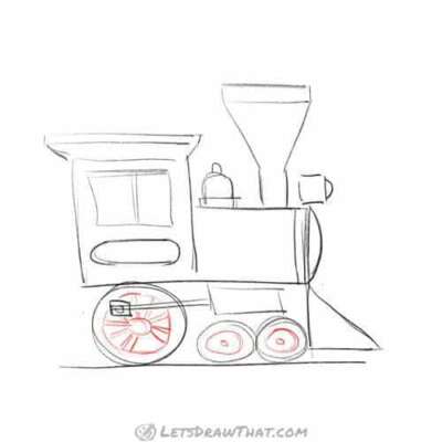 How to Draw a Train: Step by Step From Simple Shapes