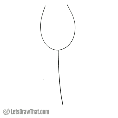 How to Draw a Tulip - Simple Step-by-Step Drawing