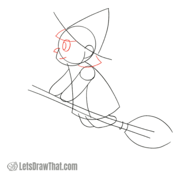 How to Draw a Witch: A Cute Cartoon Witch Drawing for Halloween
